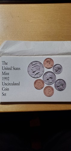 1992 Uncirculated Coin Set U.S Mint Original Government Packaging OGP ...