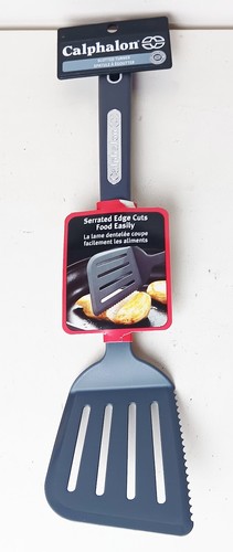 Calphalon Slotted Turner with Serrated Edge Spatula Flipper New With ...
