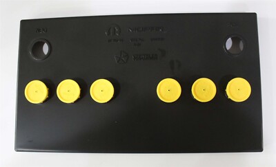 NEW 1966-74 Mopar Group 27 Battery Topper Yellow Caps | eBay