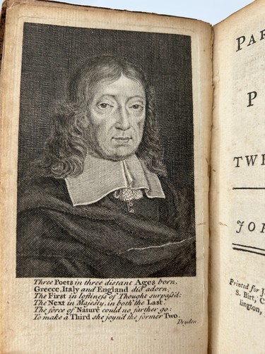 Paradise Lost John Milton 1746 Jacob Tonson Rare Antiquarian Book ...