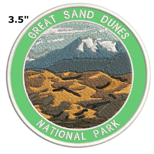 Great Sand Dunes National Park Patch Embroidered Iron-on Applique ...