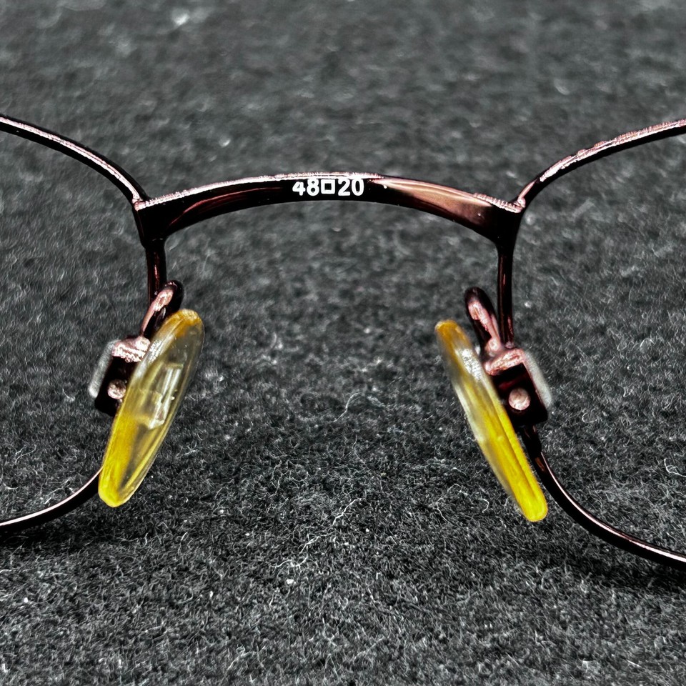 Altair A104 Eyeglasses **FRAME ONLY** Dark Bronze 48-20-135 Japan EUC ...