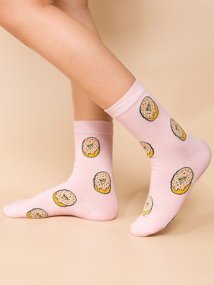 Donut Crew Socks Funny Socks for Women Novelty Socks Funky Socks Gift ...
