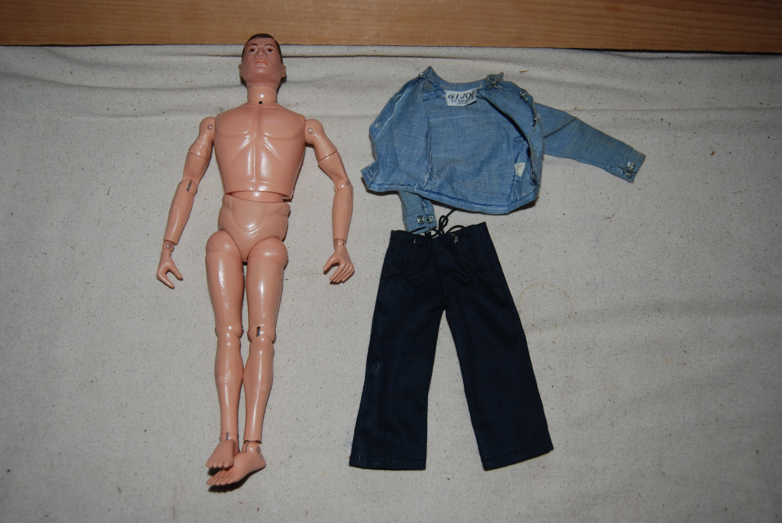 Vintage GI Joe TM Patent Pending 1964 Hasbro R Brown Hair Action Figure ...