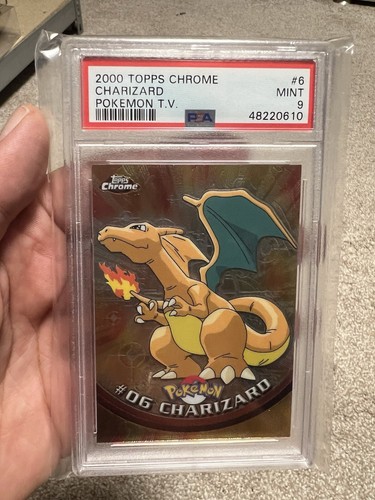 Charizard Topps Chrome PSA 9 | eBay