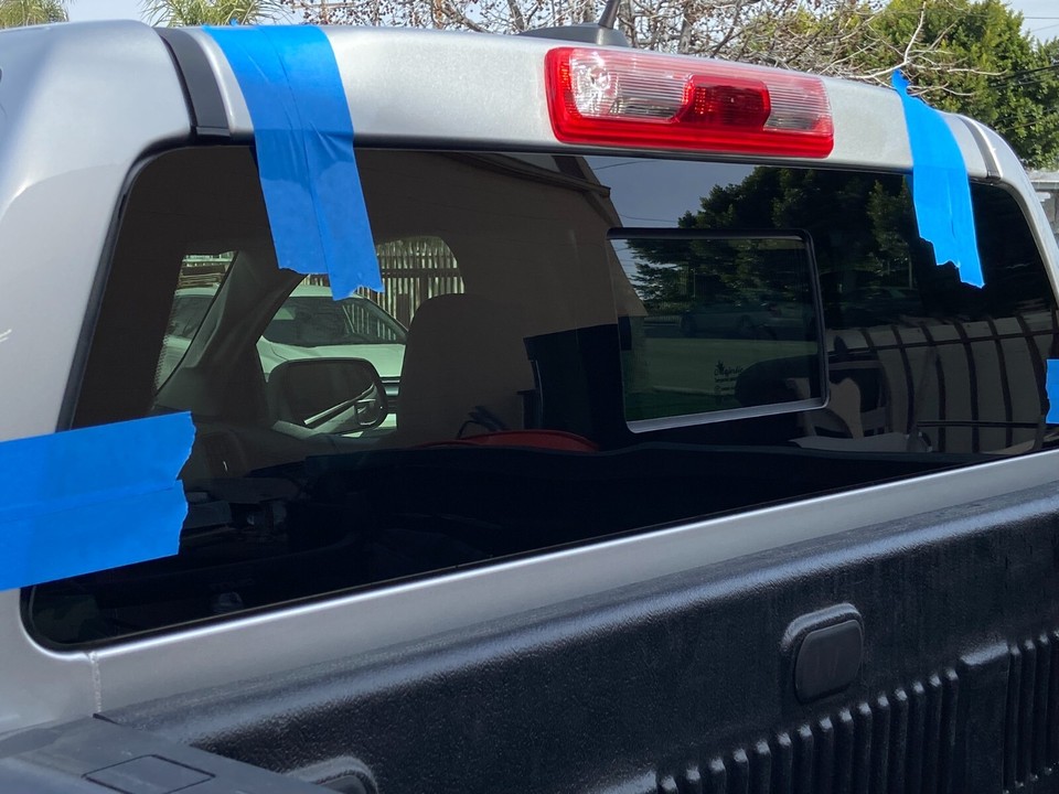 Fit 2015-2024 Chevrolet Colorado Rear Manual Sliding Glass Window Non ...