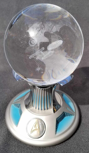 STAR TREK U.S.S. Enterprise NCC-1701 CRYSTAL BALL LE Franklin Mint ...