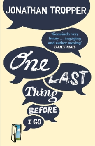 Jonathan Tropper One Last Thing Before I Go (Poche) 9781409128793 | eBay