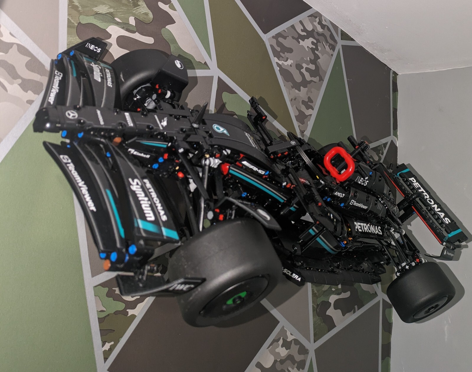 Angled wall mount bracket LEGO Technic 42171 Mercedes-AMG F1 W14 E ...