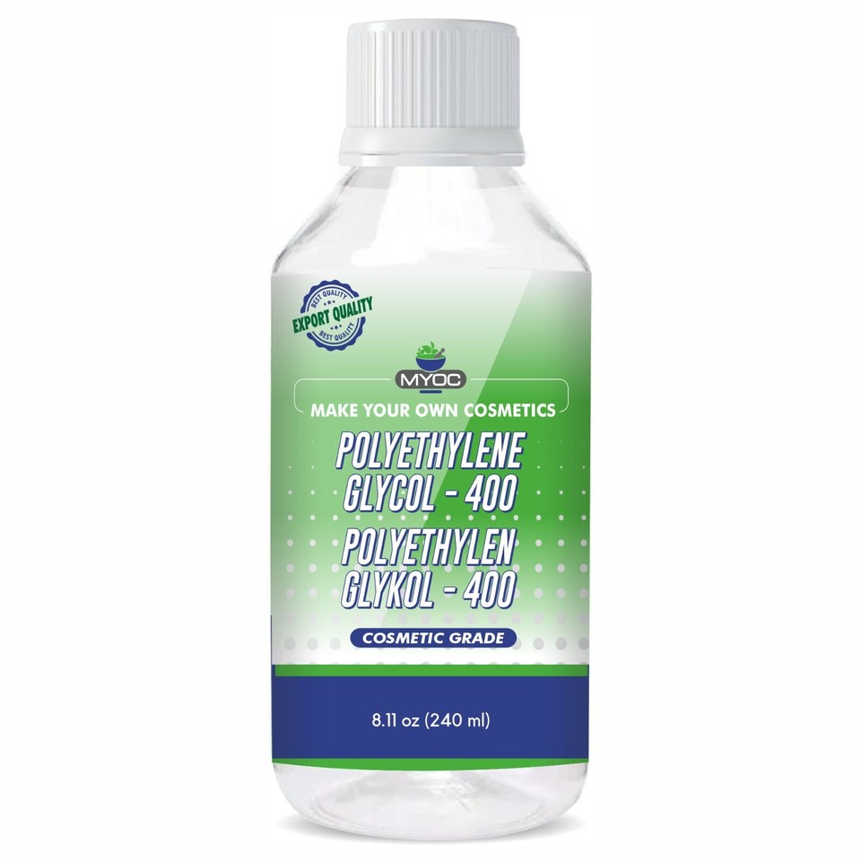MYOC Polyethylene Glycol 400–Premium Cosmetic-Grade Solvent (4 Fl oz ...