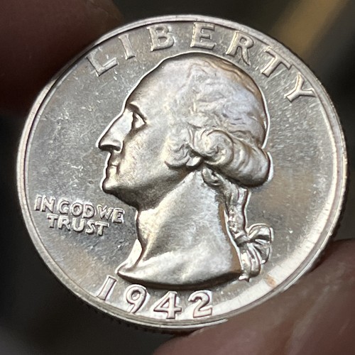 1942 Washington Quarter ~ Proof ~~ 90% Silver B16 | eBay