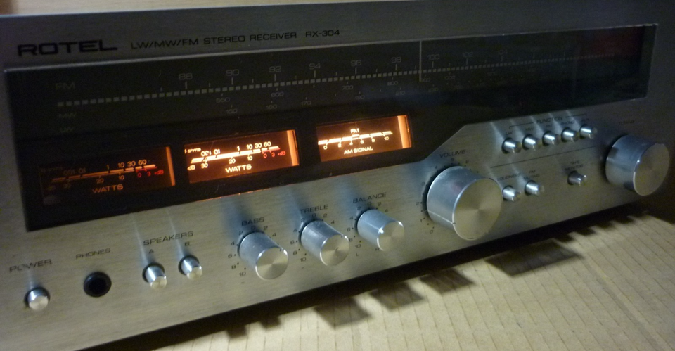 Faulty Rotel RX-304 Vintage Amplifier Amp Receiver (Please Read ...