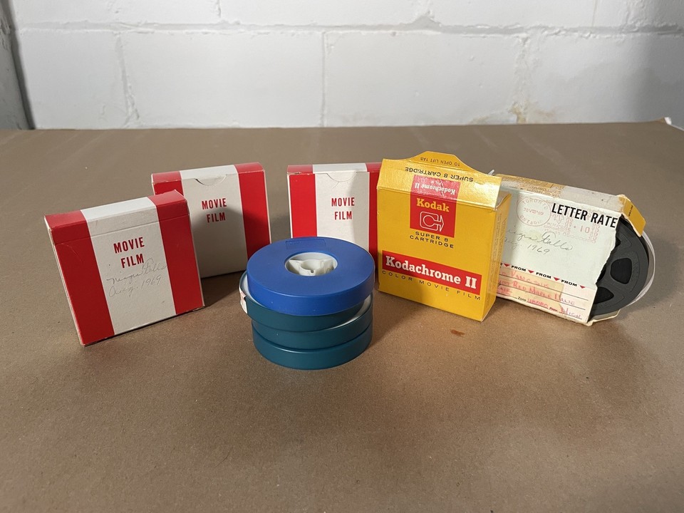 Brumberger 8mm Film Metal Case w/ Home Movies 60s/70s | eBay