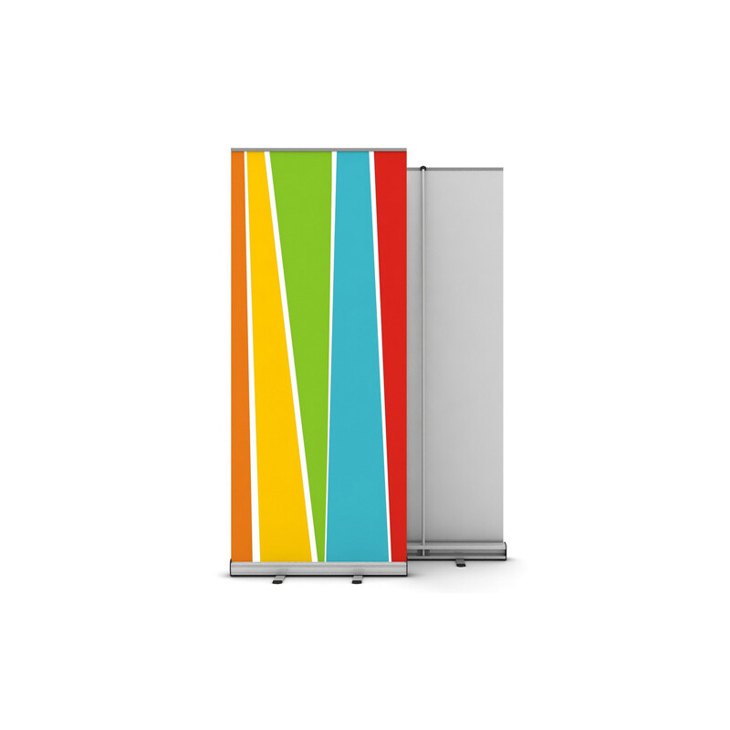 33" x 79" Retractable Banner Stand Roll Up Trade Show Exhibition ...
