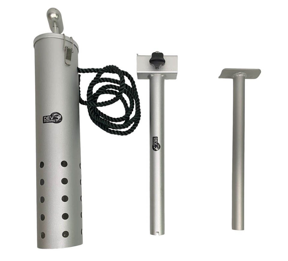 Dev Fishing Trolling Bait Tube Cutter Chum Fish Boat Rod Holder Chummer ...