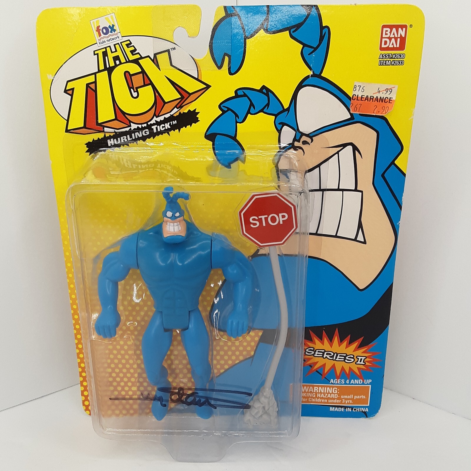 The Tick Hurling Tick Action Figure Series 2 New Sealed 1995 | eBay