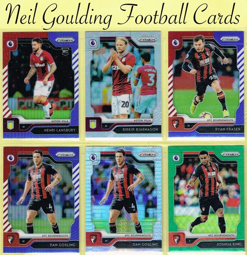 Panini Prizm ☆ PREMIER LEAGUE SOCCER 2019-20 - PARALLEL ☆ Football ...