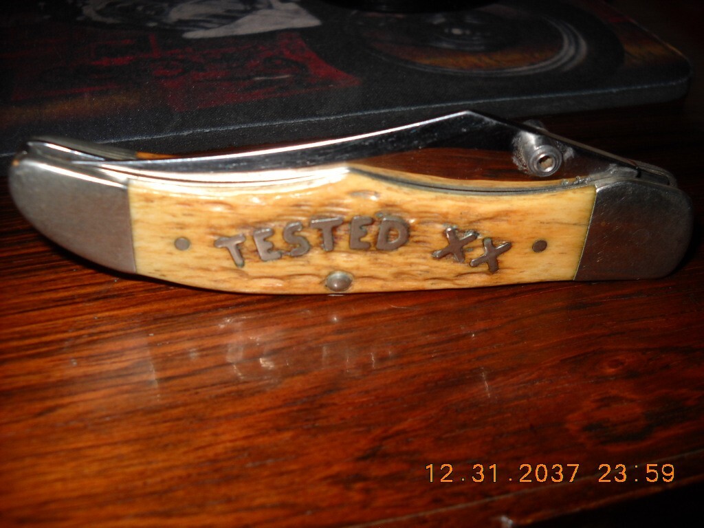 CASE TESTED XX Knife 61265LC Bone handle W/Linear lock & Pocket clip | eBay