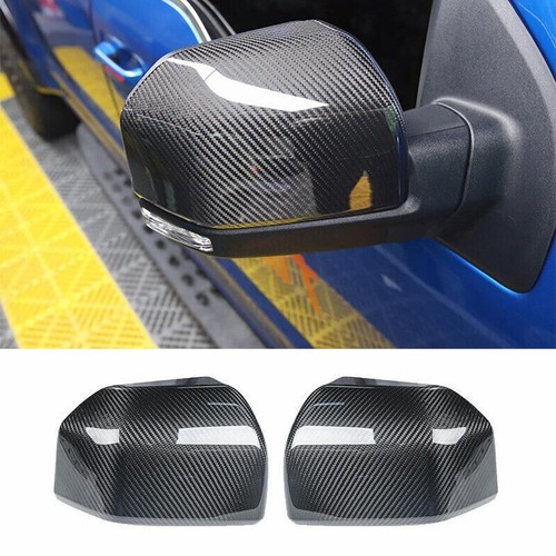 For Ford F-150 Rear View Side Door Mirror Cover 2PCS Real Carbon Fiber ...