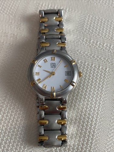 ESQ SWISS E5143 LADIES WATCH 6 -6 1/2” Wrist Needs Battery | eBay
