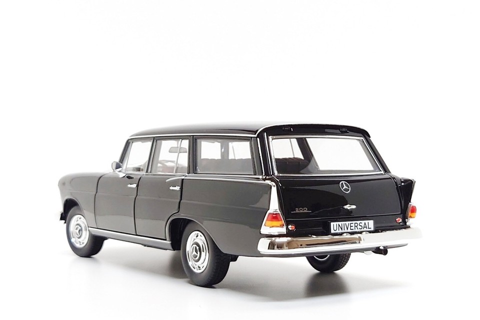 Norev 1:18 1966 Mercedes-Benz 200 Universal (W110) in Black | eBay