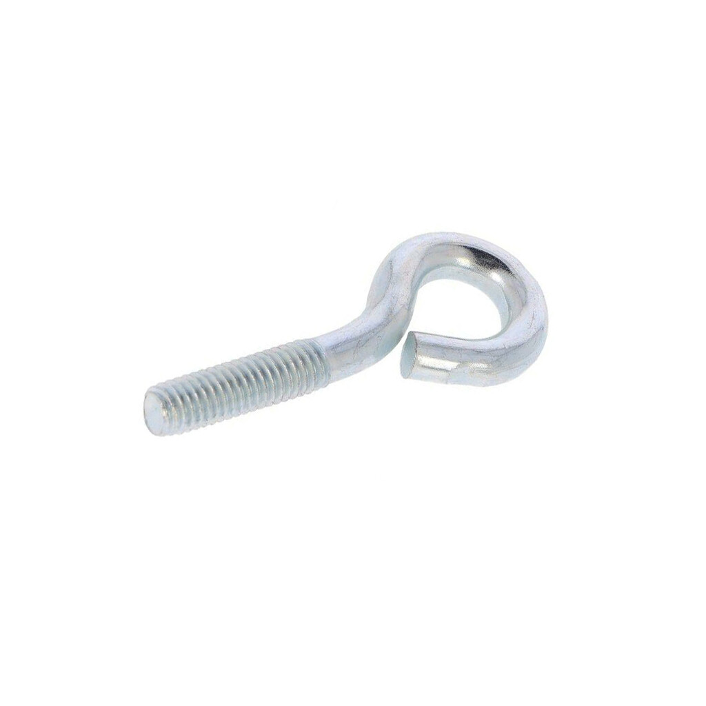 10 x HO.6.50 hook ring steel zinc L. thread: 21 mm L. total: 50 mm ...