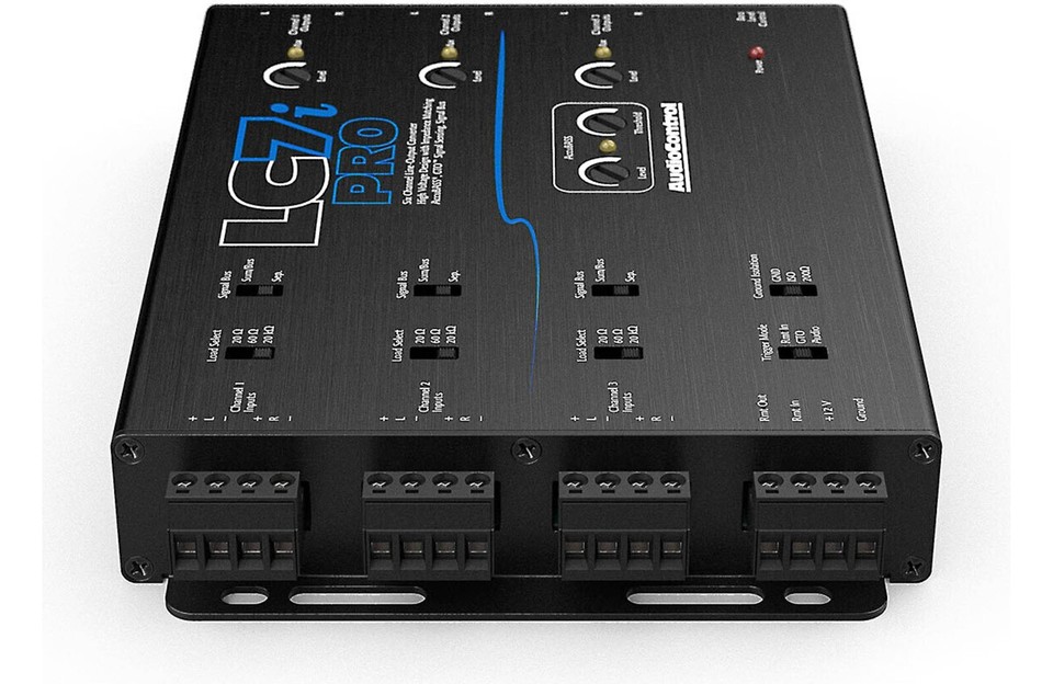 AUDIOCONTROL LC7IPRO / 6 CHANNEL (LOC) LINE OUTPUT CONVERTER W/ACCUBASS ...
