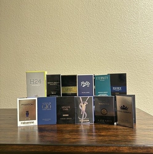 12 COLOGNE HIGH END SAMPLES YSL ACQUA DI GIO ARMANI CODE GIVENCHY POLO ...