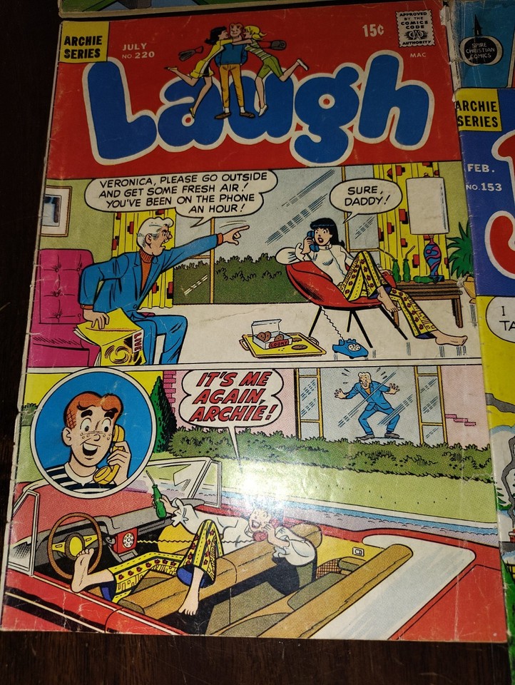 14 Vintage Silver & Bronze Age Archie Series Comic Books Laugh Jughead ...