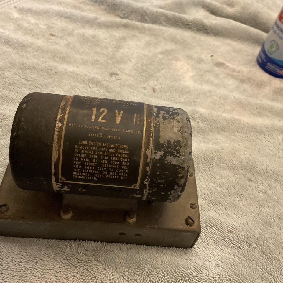 WWII Military Radio Dynamotor DM-34-C Power Supply BC-603 SCR-508 ...