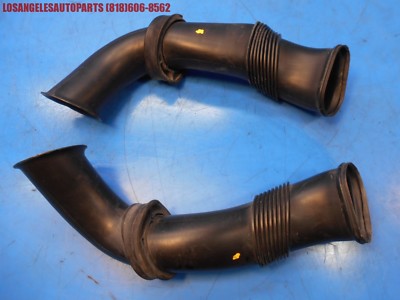 03-10 PORSCHE CAYENNE 955 957 AIR INTAKE TUBE DUCT HOSE PIPES PAIR LEFT ...