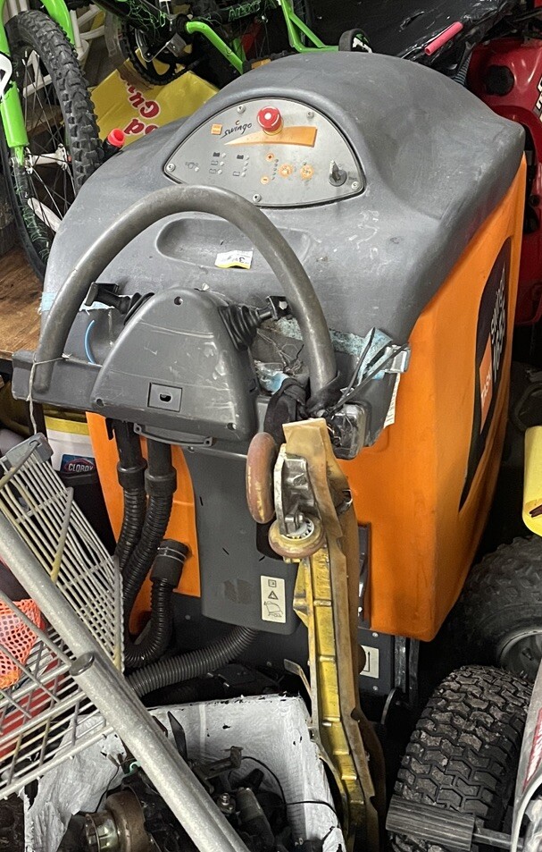 Taski Swingo 1655 Floor Scrubber W/ 4 Batteries and Charger | eBay