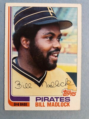 1982 Topps Baseball Card #365 Bill Madlock Pittsburgh Pirates (GL) | eBay