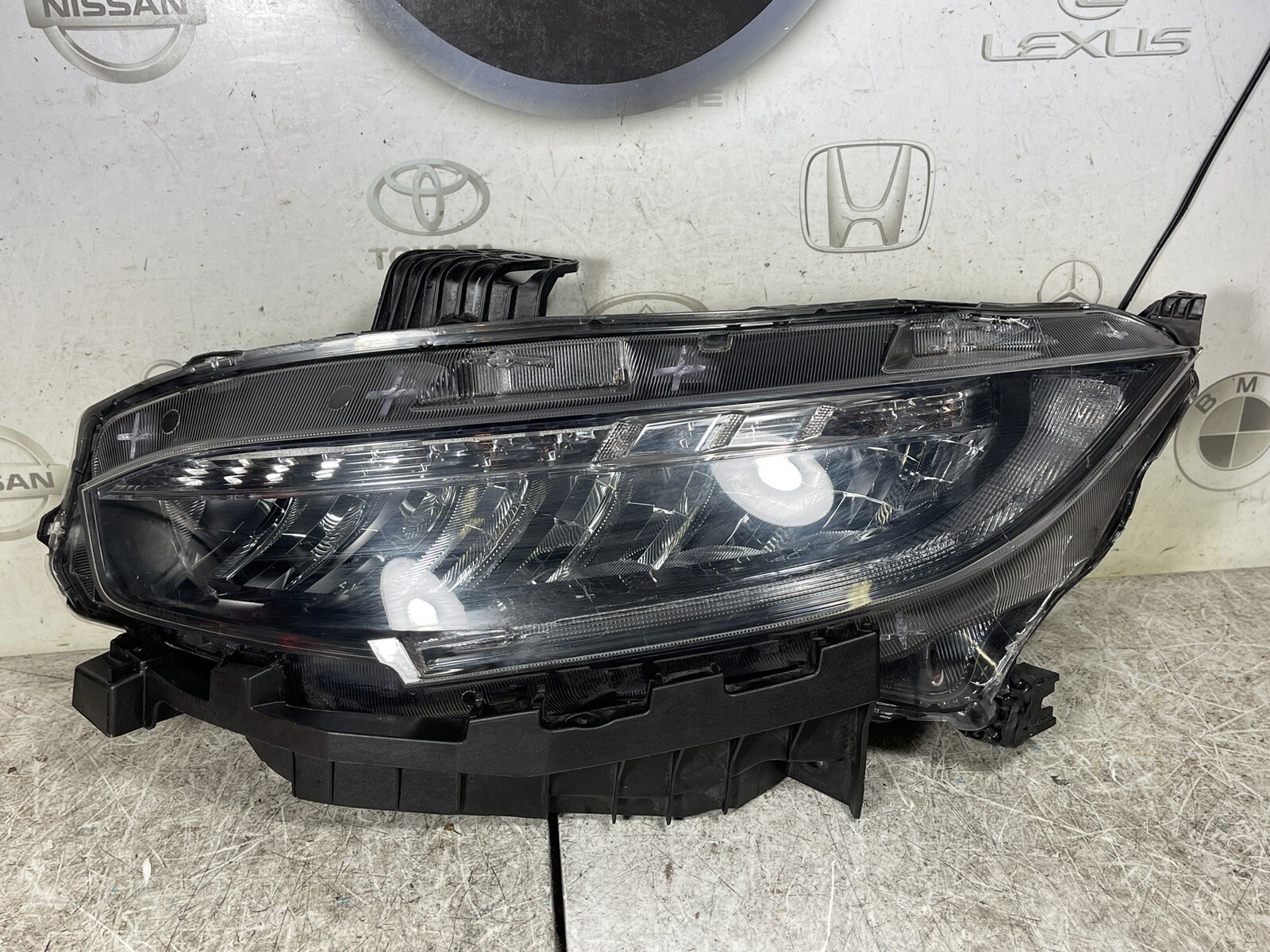 2016-2021 Honda Civic LH Left Driver Side Front Headlight Full LED OEM ...
