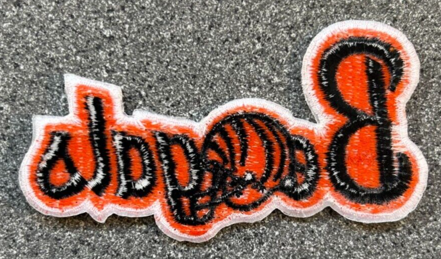 1980'S CINCINNATI BENGALS NFL FOOTBALL VINTAGE 4" CURSIVE SCRIPT TEAM ...