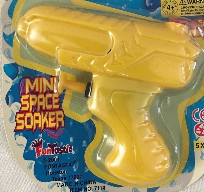 Yellow 4" H20 Water Squirt Gun Mini Soaker Toy | eBay UK