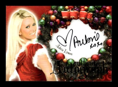 AUBRIE LEMON 2006 BENCH WARMER HOLIDAY AUTOGRAPH | eBay