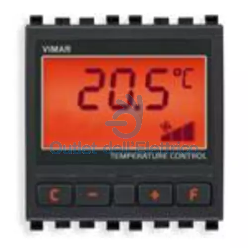 Vimar 20513 Eikon Thermostat for Fan-Coil Grey for sale online | eBay Australia