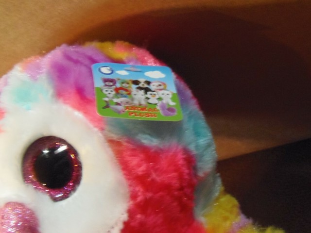 Goffa Plush Owl Stuffed Animal Soft Toy Big Sparkly Eyes for sale ...