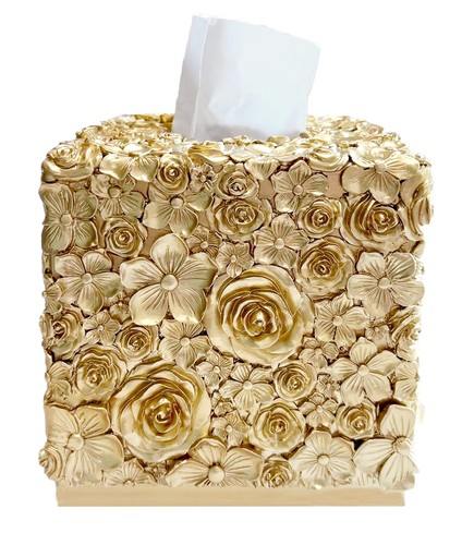 Square Tissue Box Cover Decorative Kleenex Box Holder for Bathroom ...