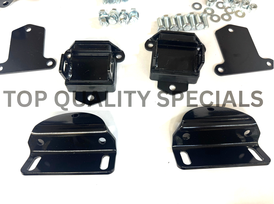 1955-57 Chevy Belair 150 210 V8 V 8 Engine Motor Mounts Transmission ...