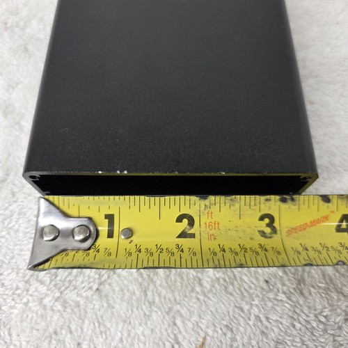 Aluminum Black Electronic Project Box Enclosure Body Case DIY ...