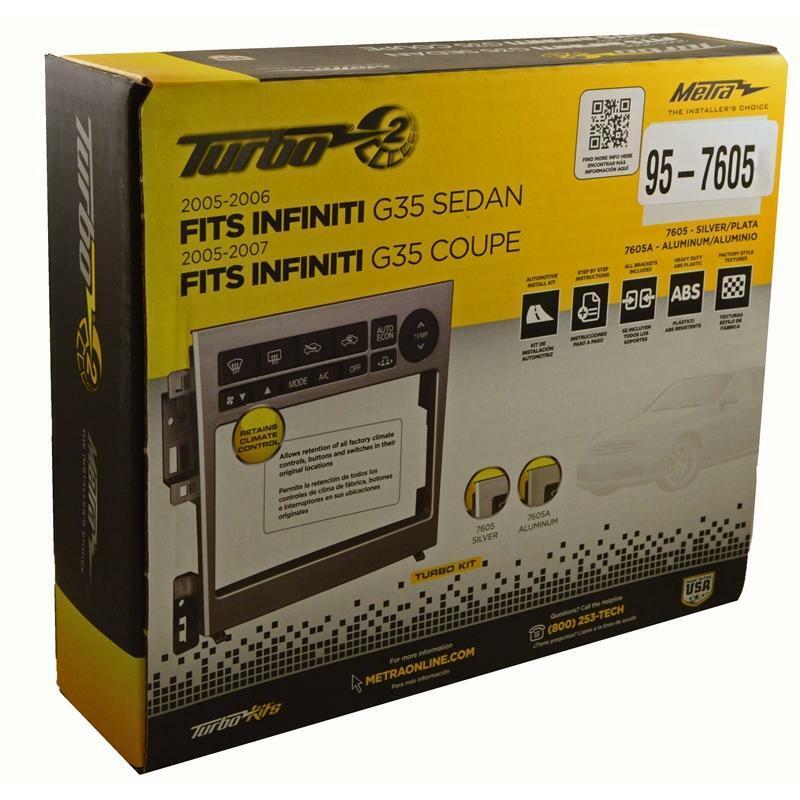 Metra 95-7605 Double DIN Stereo Installation Dash Kit for Select ...