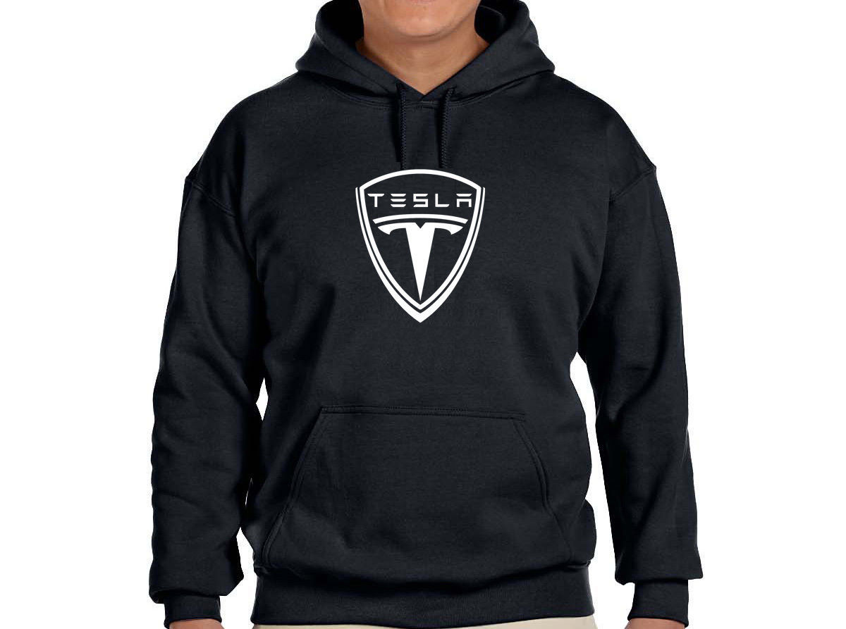TESLA MODEL 3 MODEL S ELECTRIC HOODIE Hooded Sweatshirt *FREE PRIORITY ...