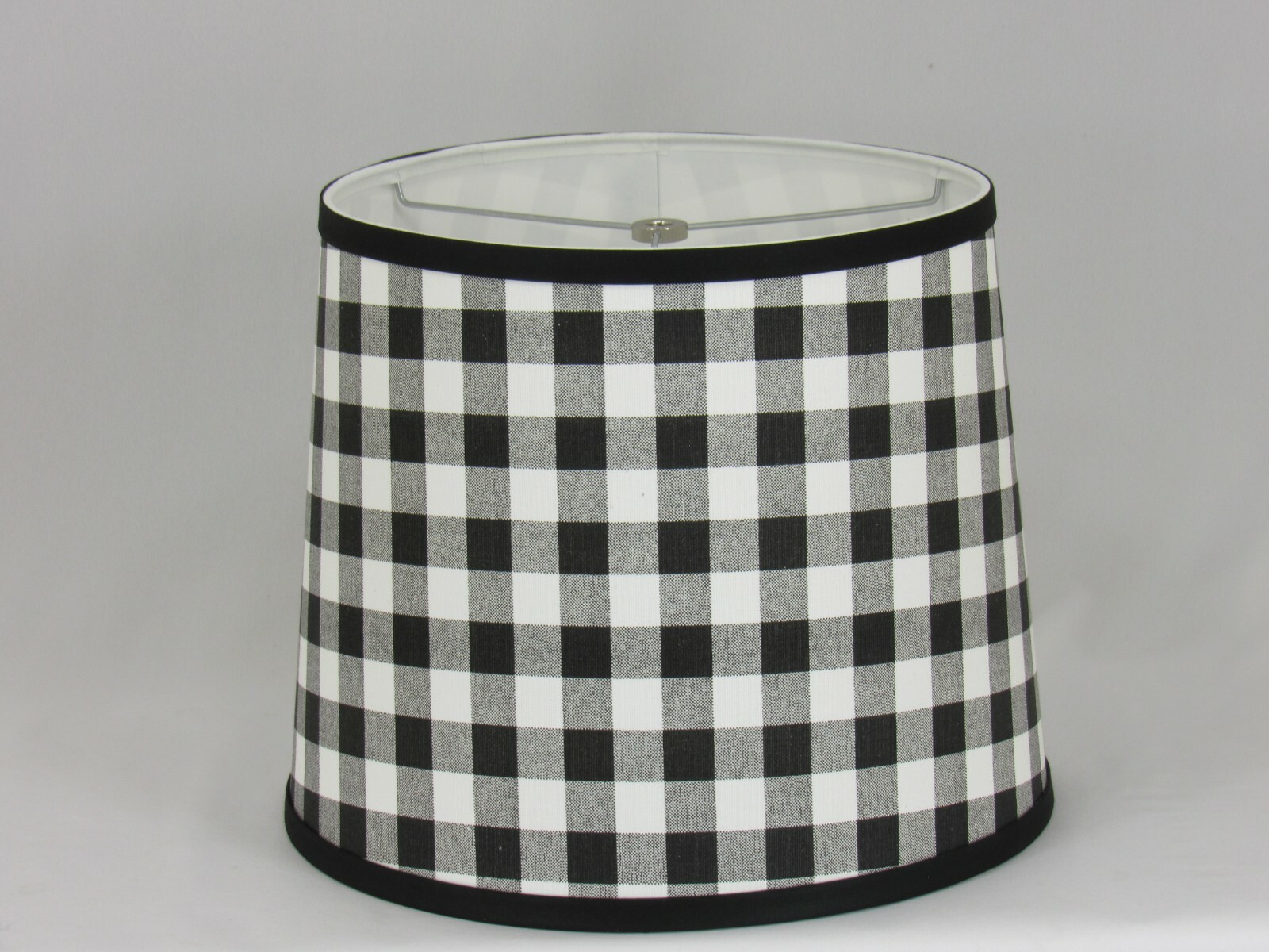 Albert Estate LTD, Black and White Buffalo Check Shade, 10" Washer ...