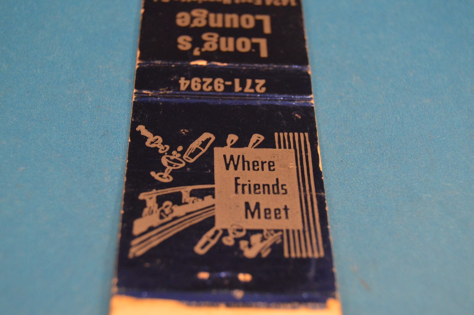 LONG'S LOUNGE FS MATCHCOVER Vintage Addl Covers Ship FREE! matchbook ...