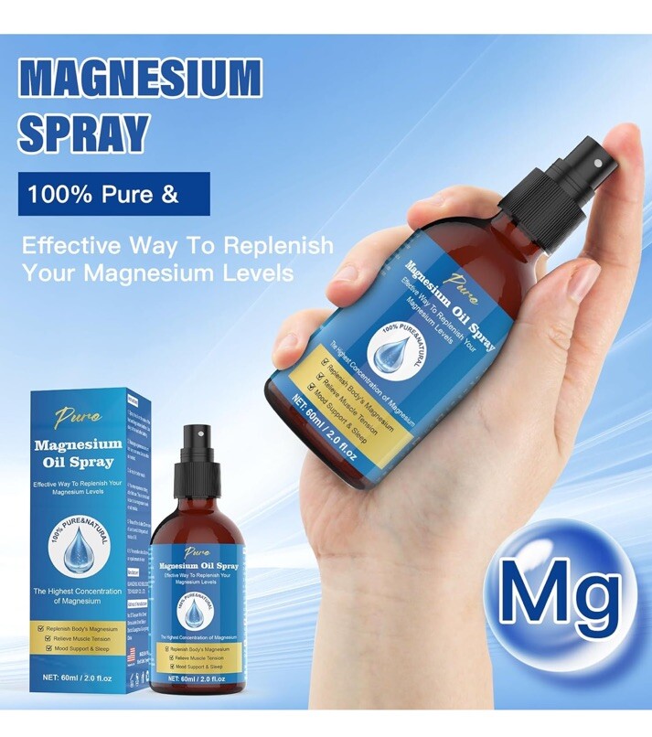Magnesium Spray, Oil for Feet, Pure Spray 1pack | eBay