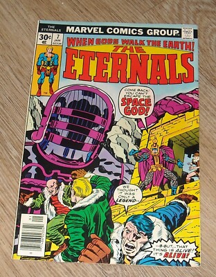 ETERNALS # 7 MARVEL COMICS January 1977 NEWSSTAND VARIANT ONE ABOVE ALL ...