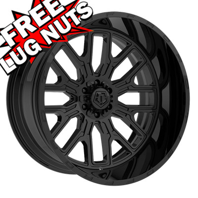 24 inch 24x14 TIS 560B Gloss Black wheels rims 6x5.5 6x139.7 -76 | eBay