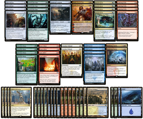 Guildgates Matter Deck - superstark - 4 Farben - 60 Karten - Ravnica ...
